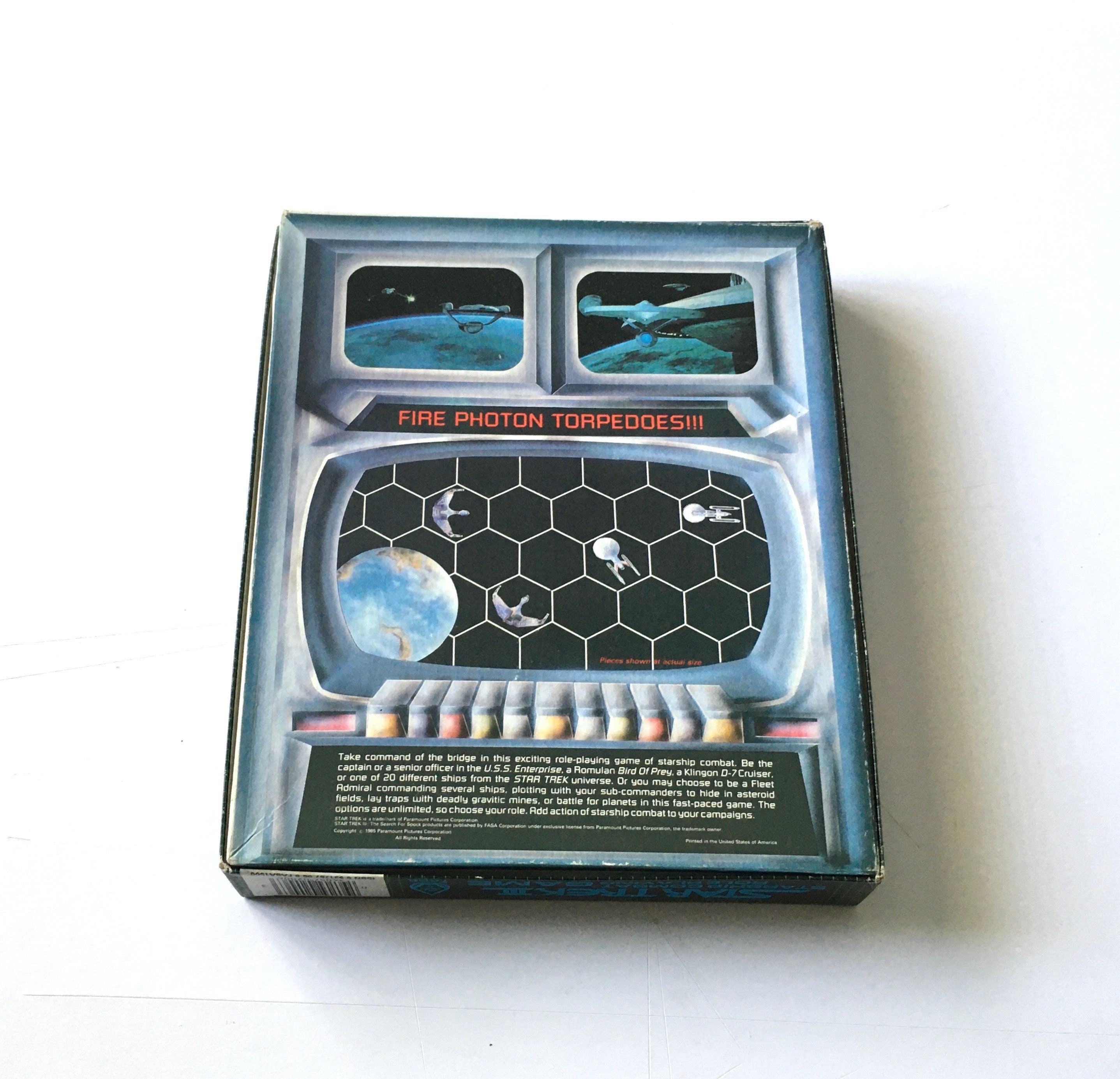 Vintage Retro STAR TREK Starship Combat Role Playing Game 2nd - Etsy