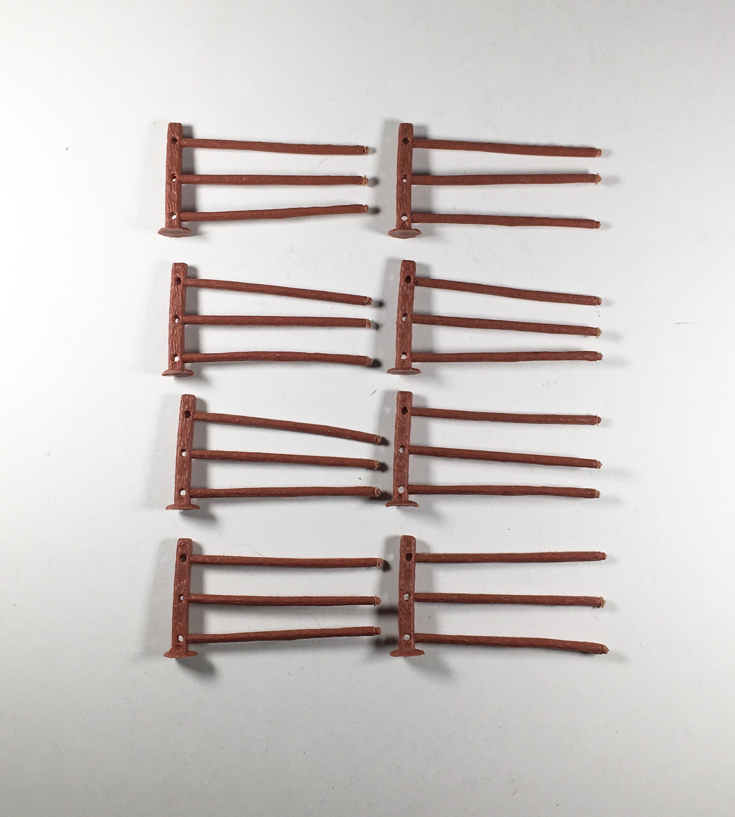 8 Vintage BRITAINS Toy Brown Plastic Fence Fencing Gates Farm - Etsy