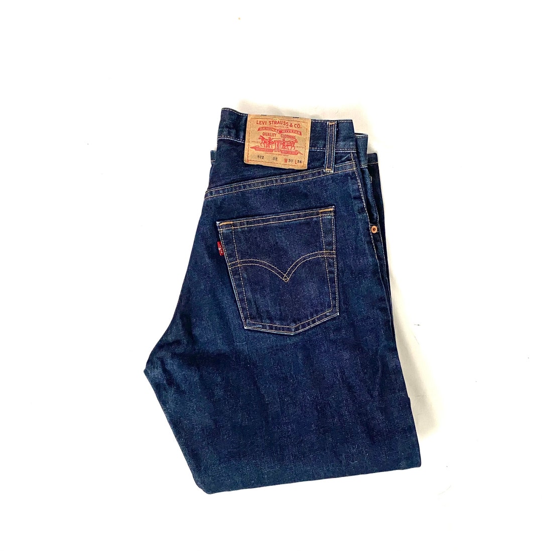 30/33 Mens Vintage LEVIS 522 Denim Jeans W30 L33 - Etsy