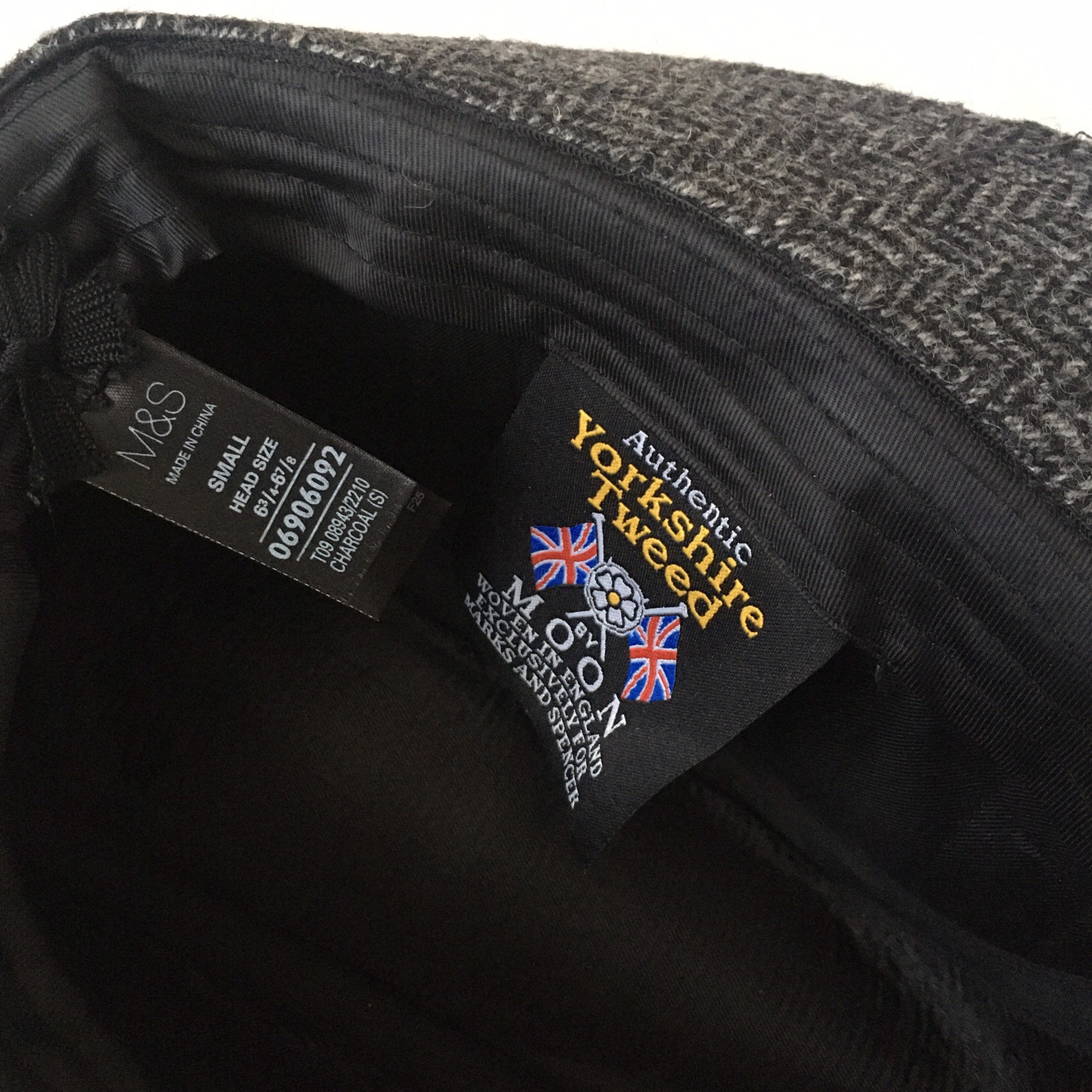 Vintage Mens Grey MOON TWEED M&S Cap Hat Size S Small Marks - Etsy UK