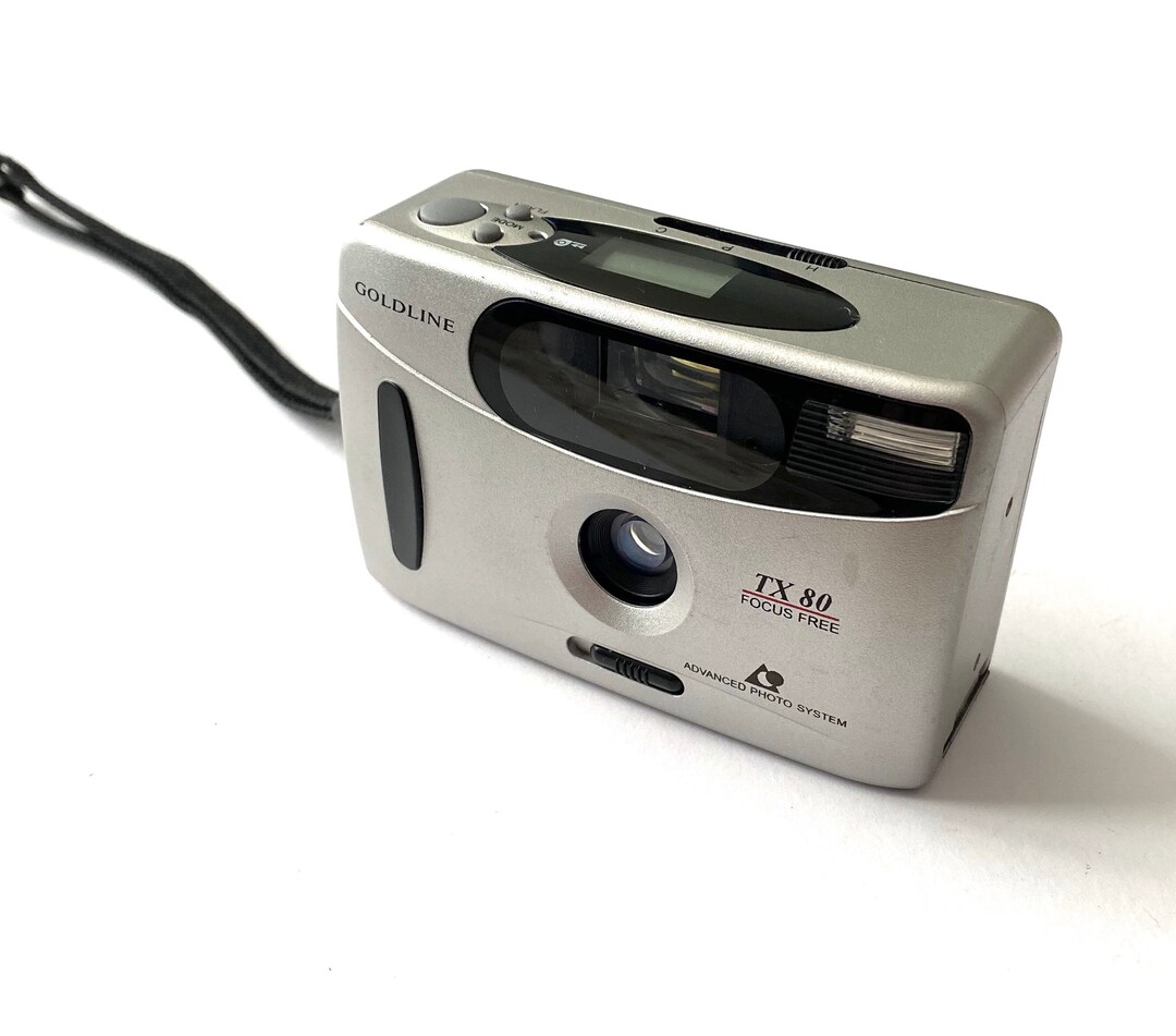 Vintage Retro GOLDLINE TX80 Focus Free Point and Shoot APS Film Camera ...