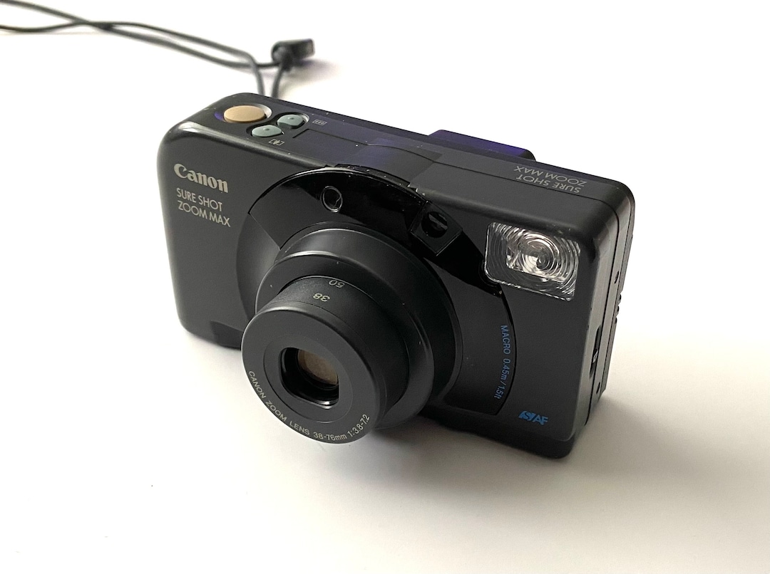 Vintage Retro CANON SURE SHOT Zoom Max 35mm Film Camera - Etsy