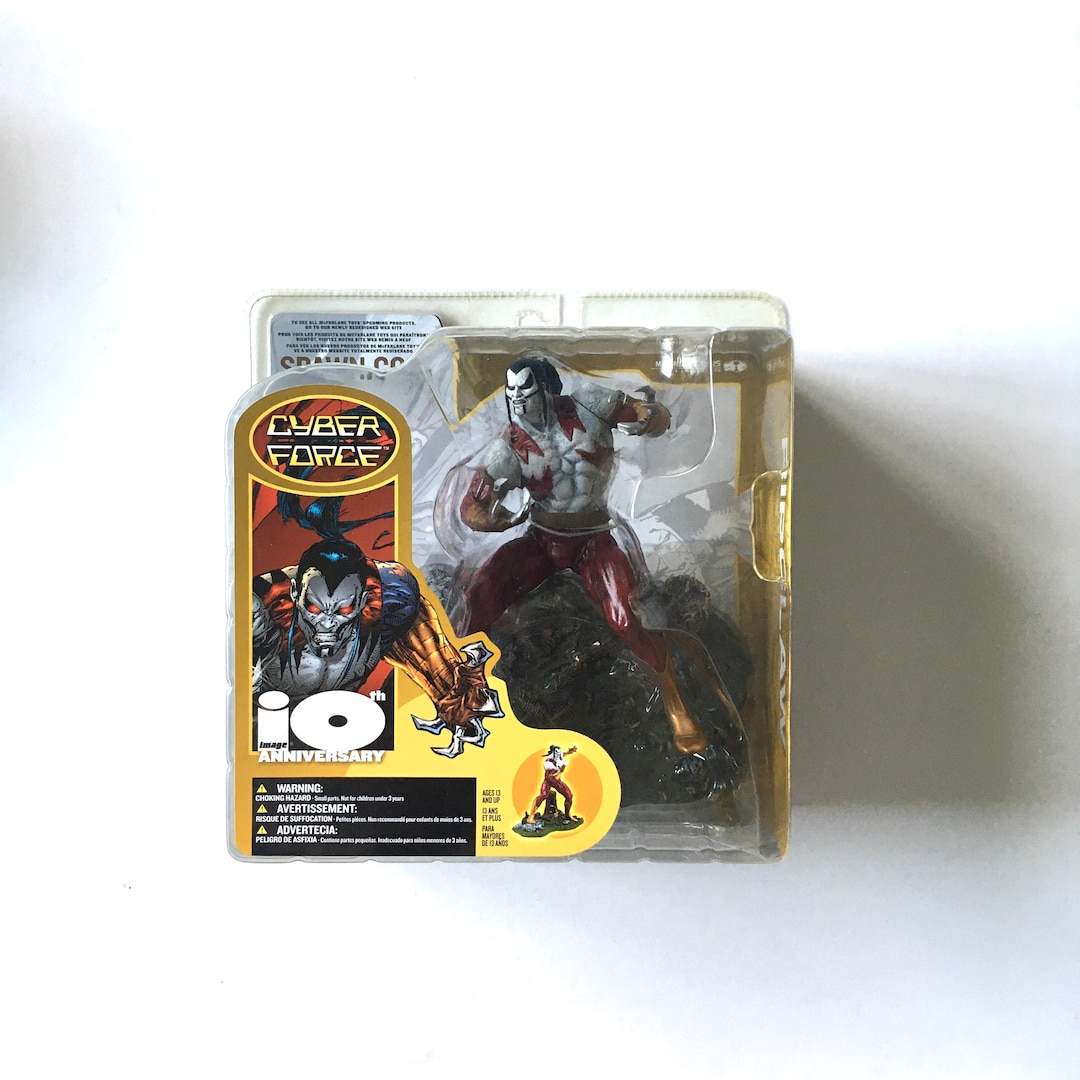 Vintage CYBERFORCE Mcfarlane Toys RIPCLAW Toy Action Figure Spawn Image ...