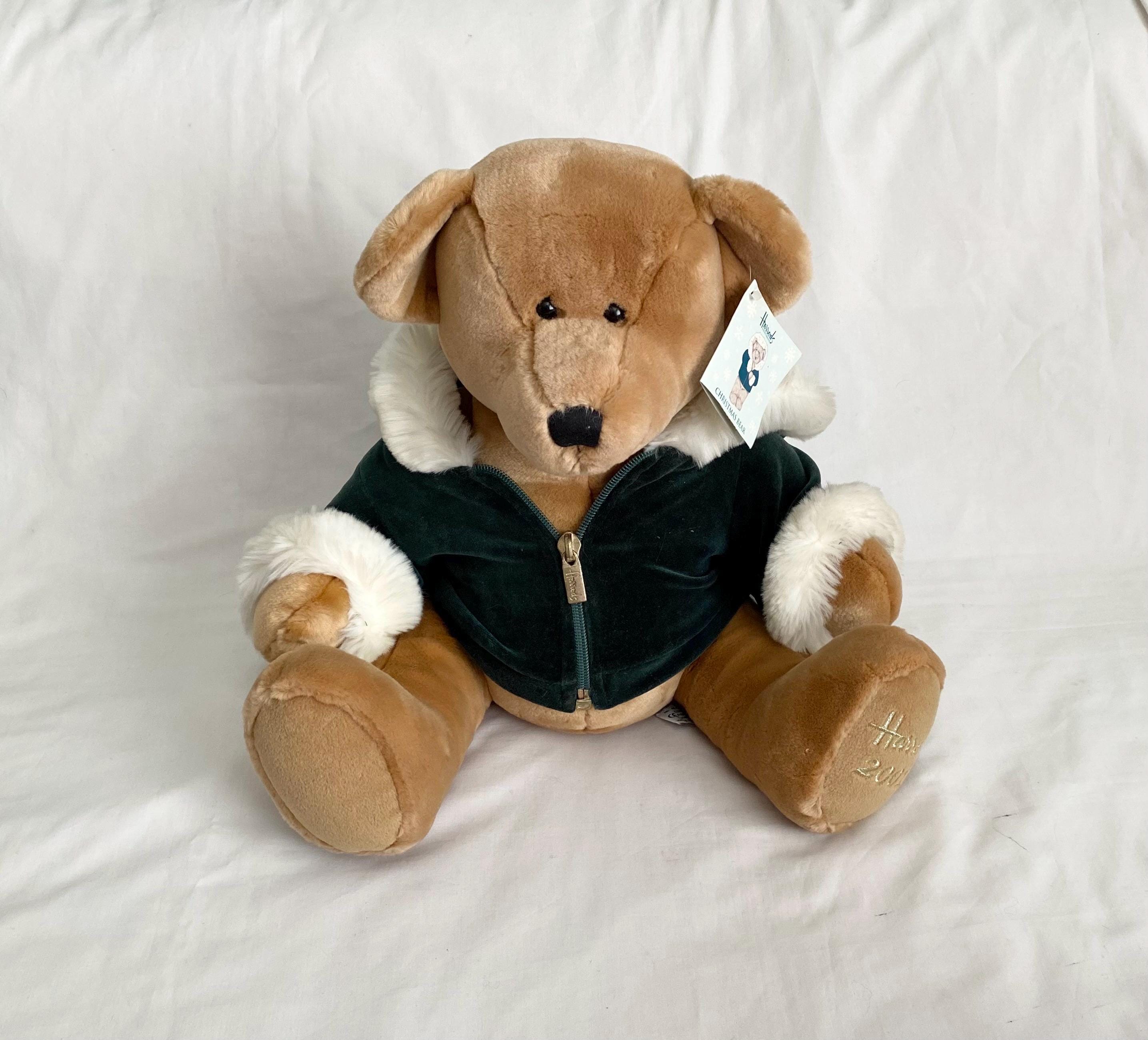Vintage 2001 HARRODS XMAS Scott toy teddy bear Tagged