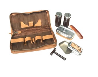 Travel Shaving Set | Etsy