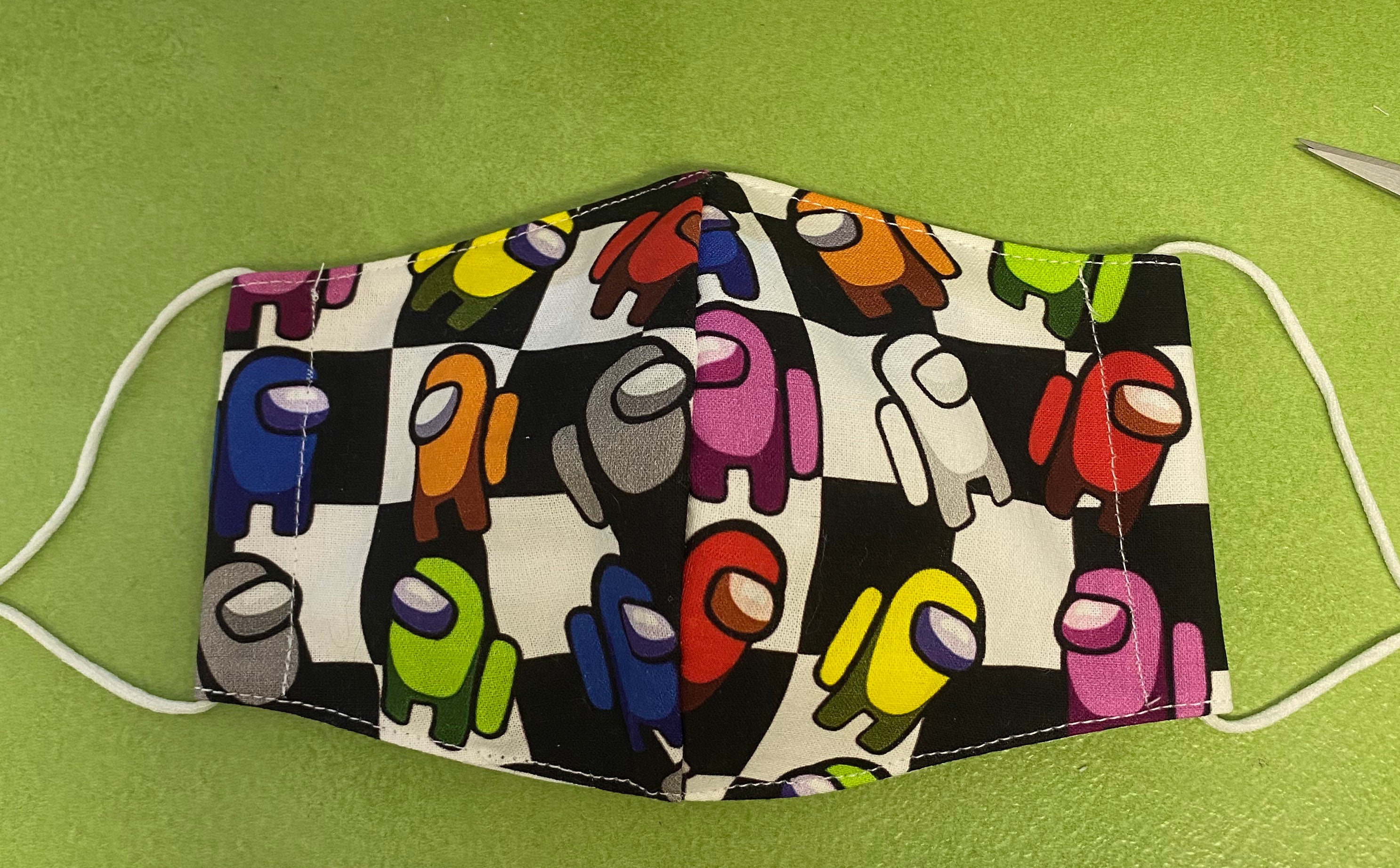 Among Us kids face mask. | Etsy