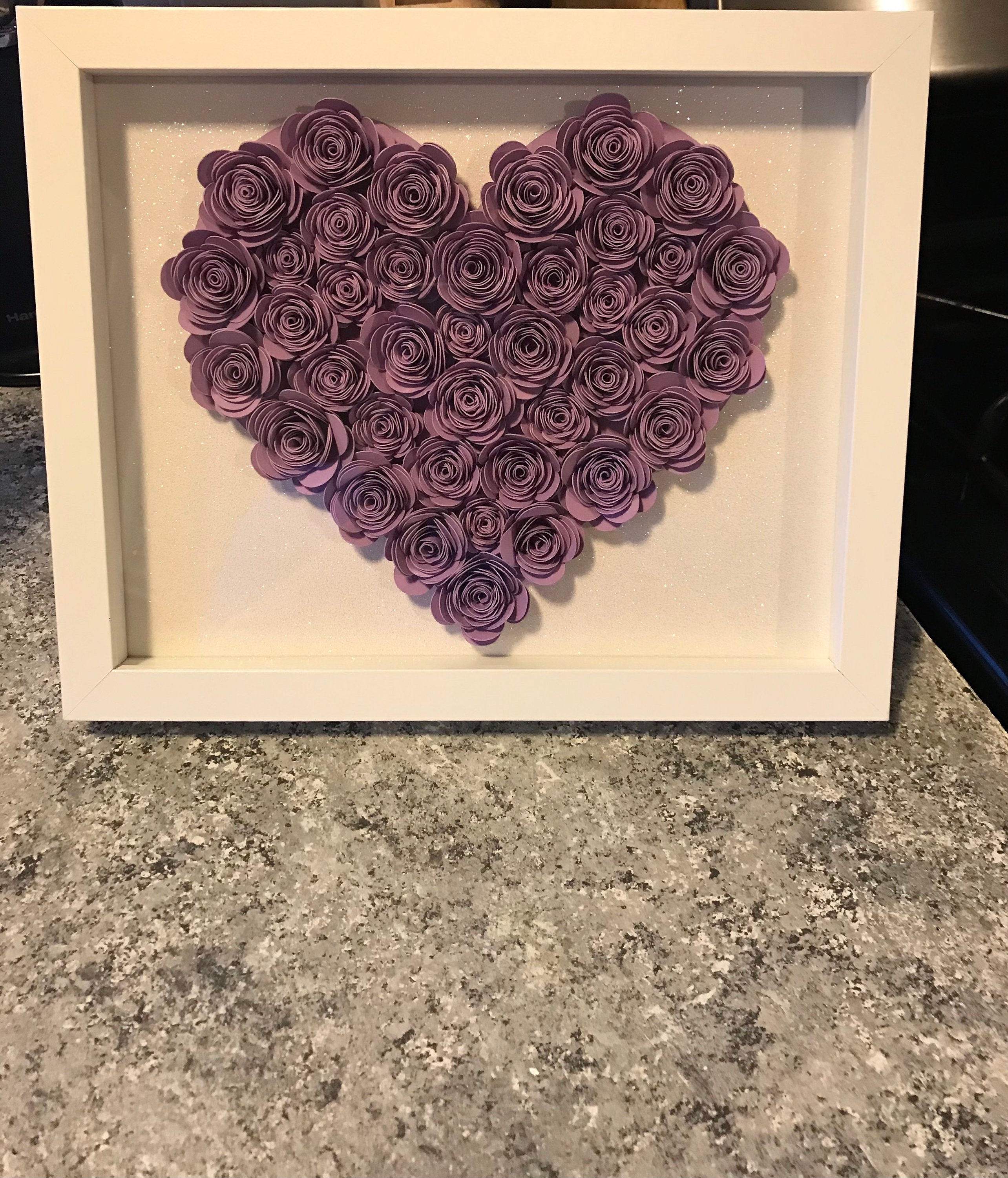 Heart Shape Shadow Box - Etsy