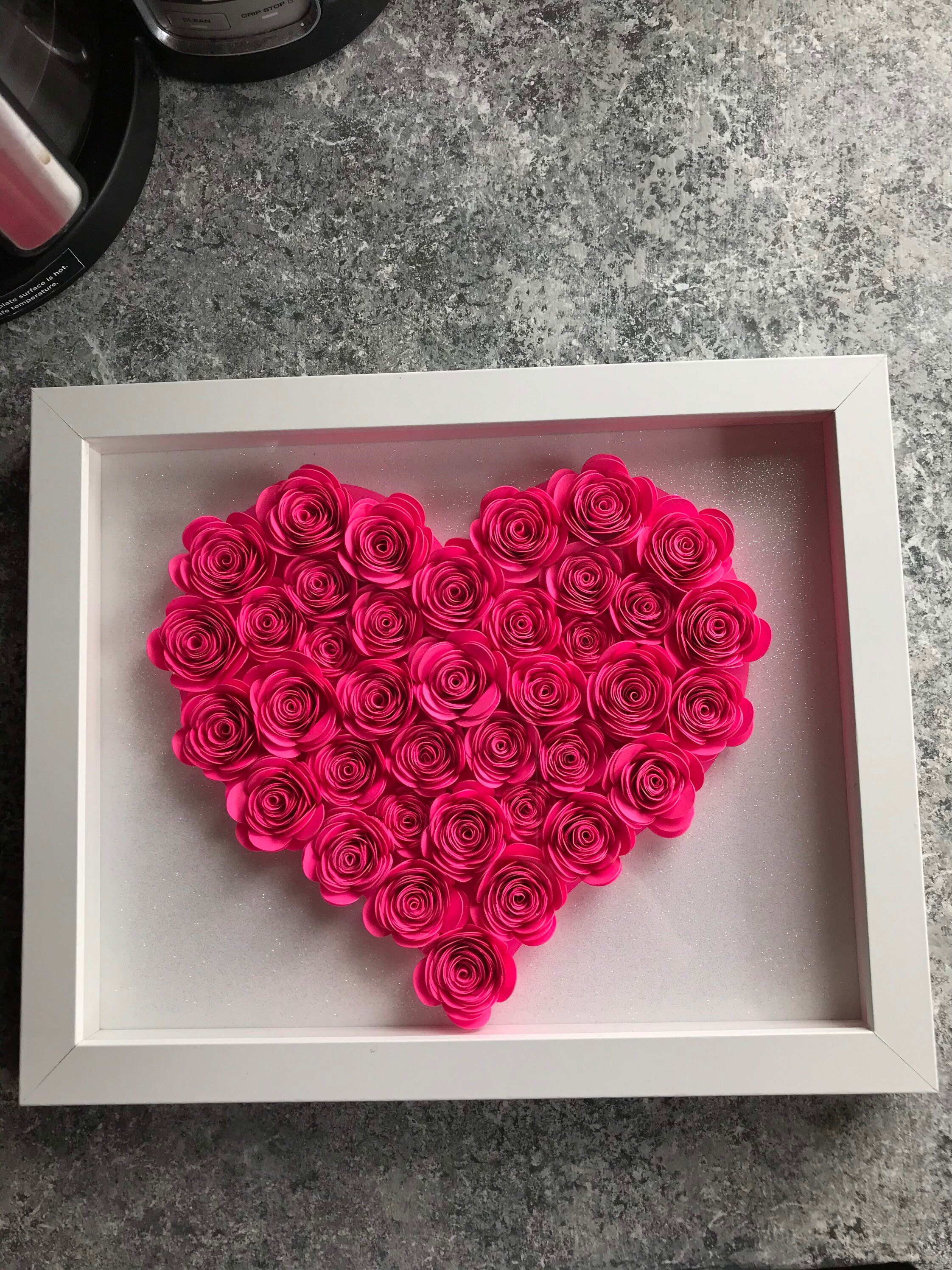 Heart Shape Shadow Box - Etsy