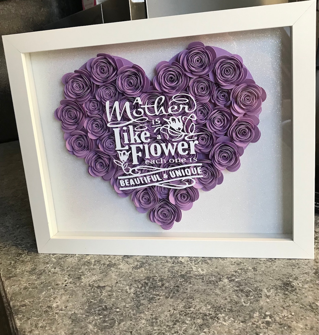 Heart Shape Shadow Box - Etsy