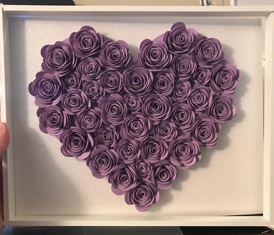 Heart Shape Shadow Box - Etsy