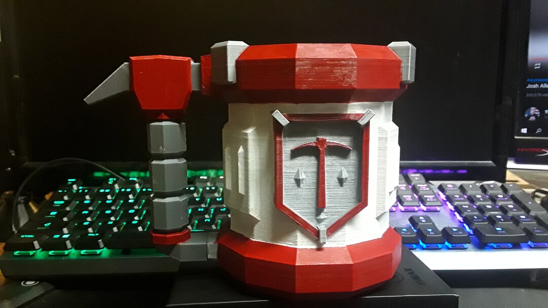 Galactic Mug PREMIUM RED BLASTER 3D Printed Mug Koozie - Etsy