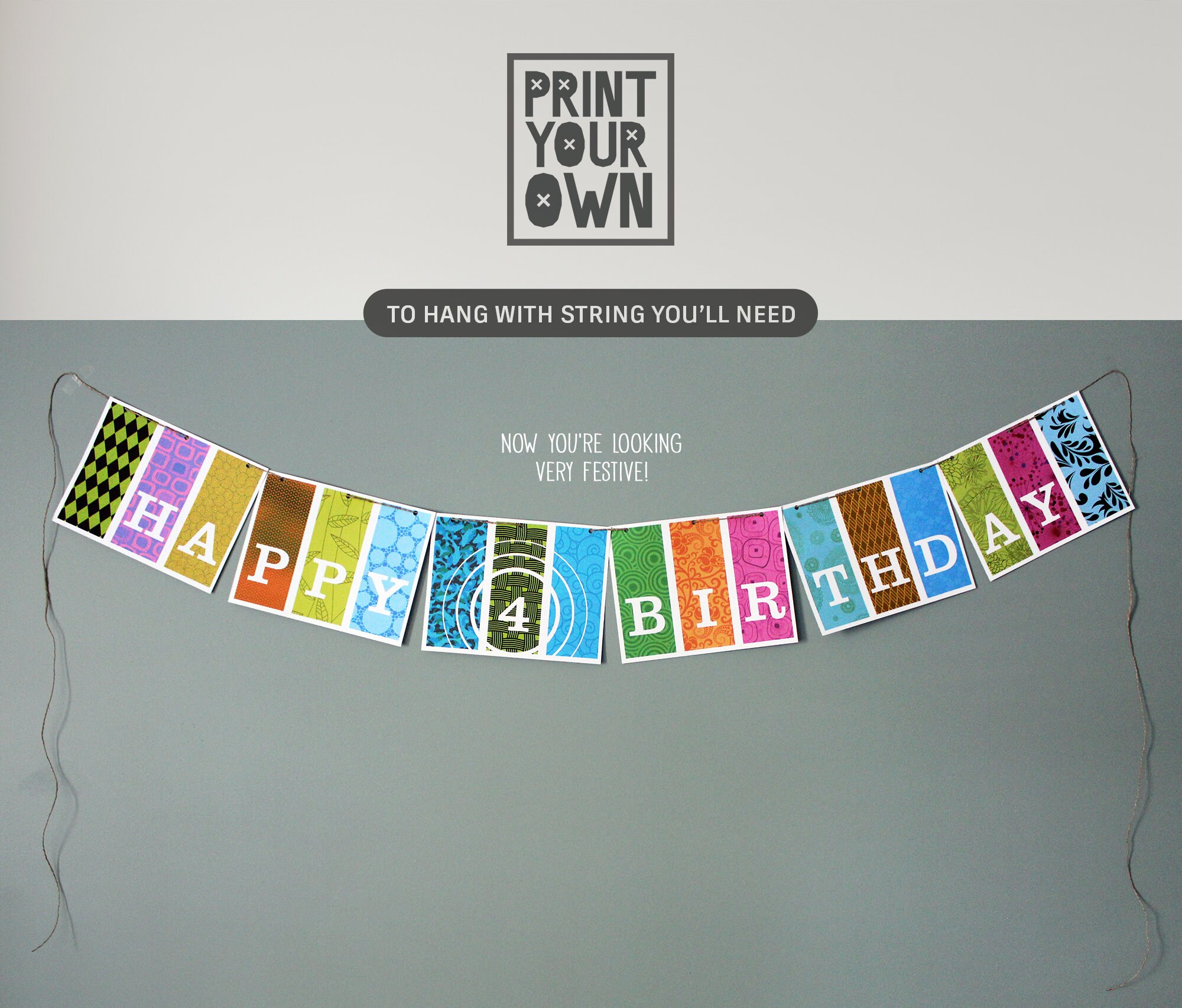Welcome Home * Blue Printable Banner/bunting * Instant Download - Etsy