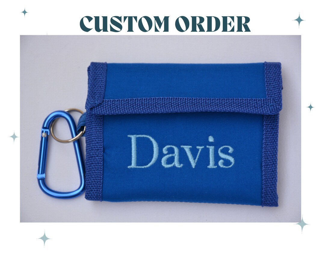 CUSTOM ORDER REQUEST, Personalized Kids Wallet, Kids First Wallet, Kids ...