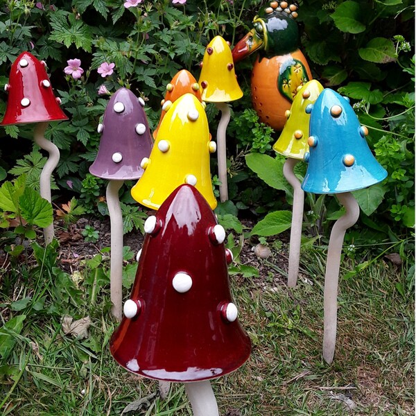 Ceramic Garden Art - Etsy