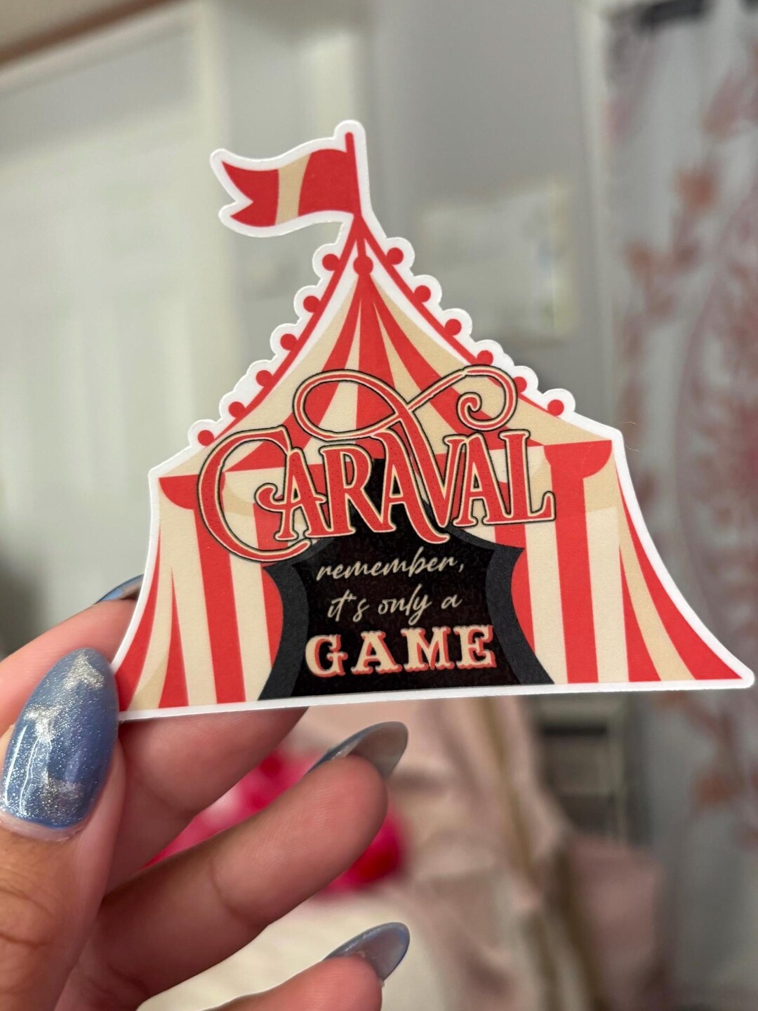 Caraval Book Stickers, Remember It’s Just a Game, Julian, Scarlett ...