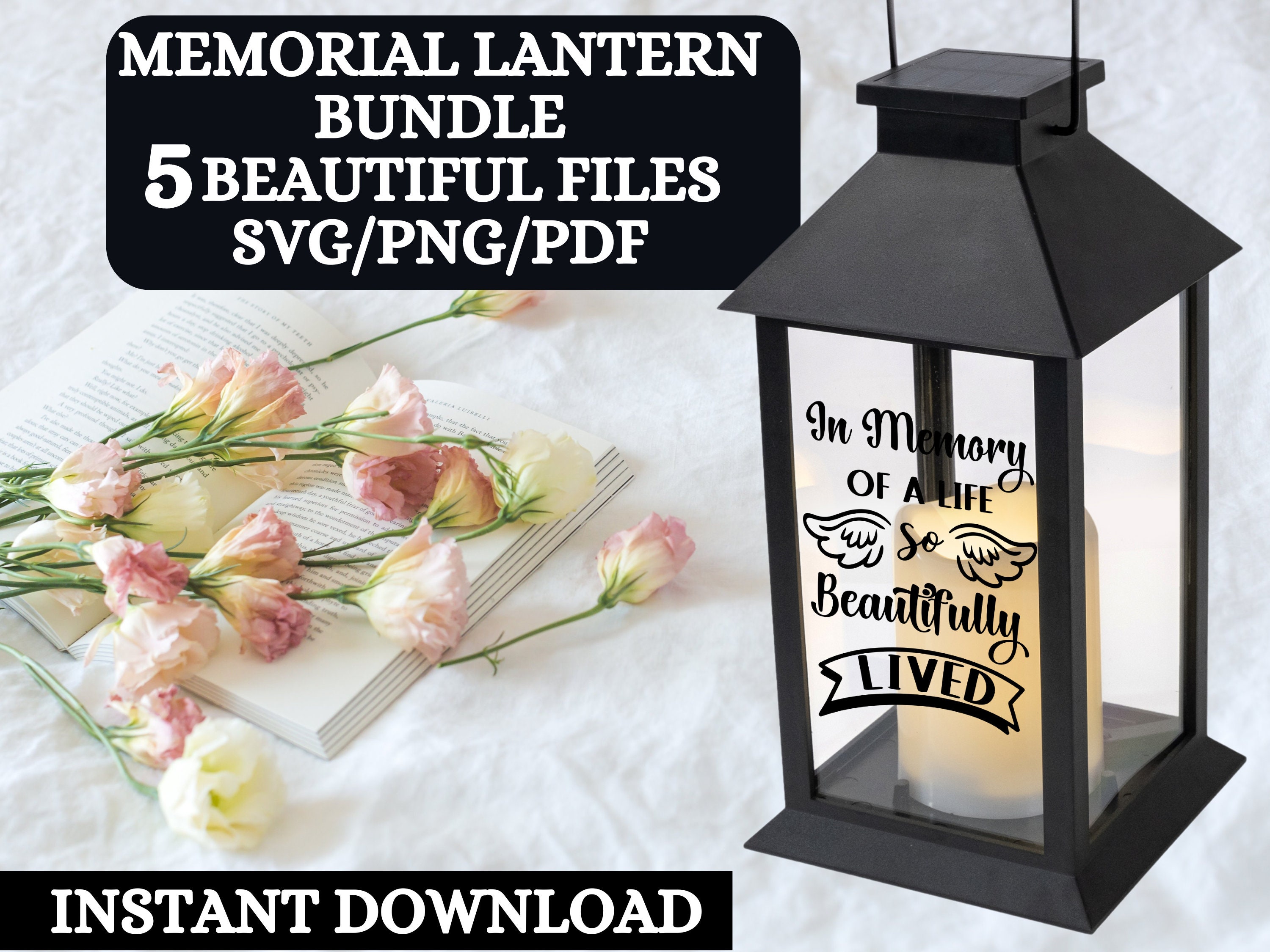 Memorial Lantern SVG Bundle – Remembrance Quotes (digital Download) - Etsy