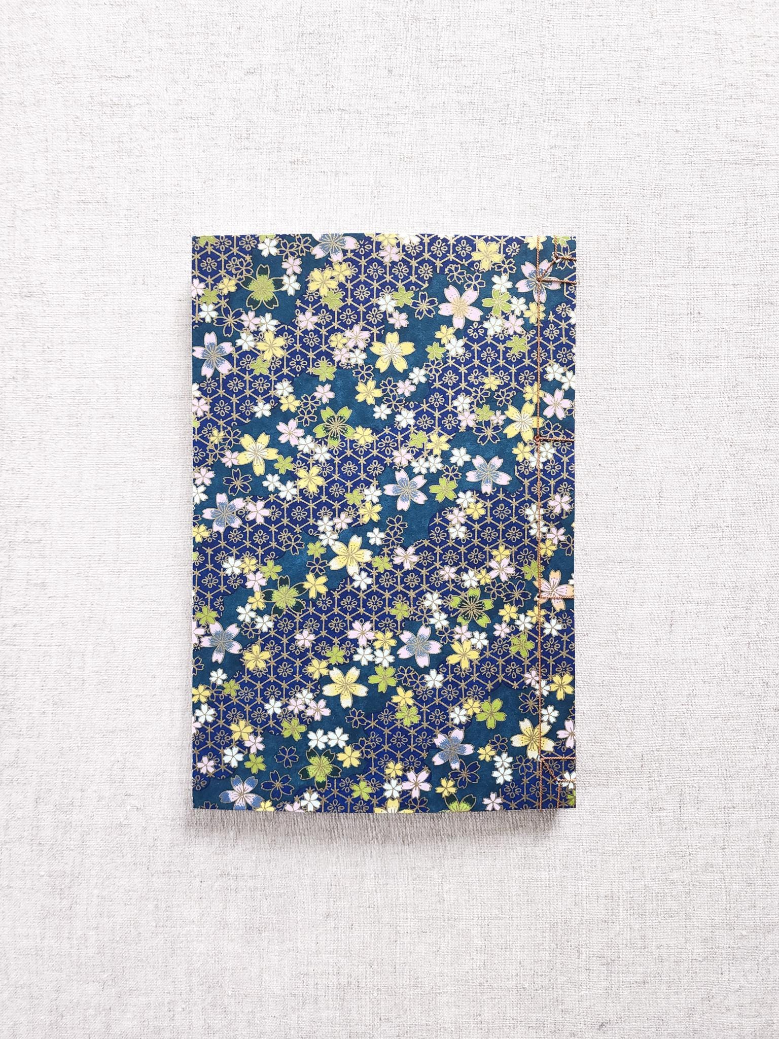 Handmade Japanese Inspired Bookbinding Journal Notebook. 6"x9", Unlined ...