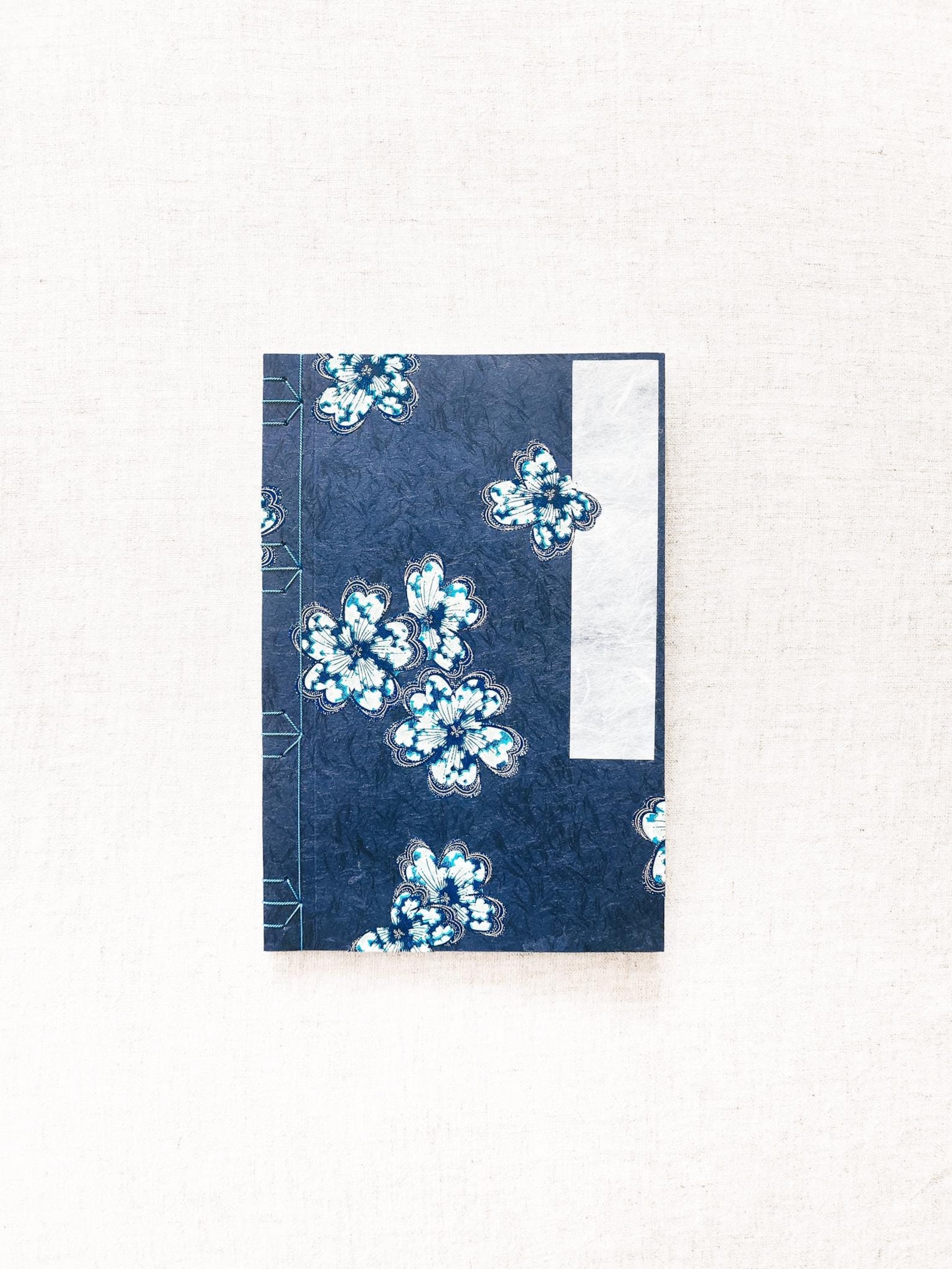 Handmade Japanese Inspired Bookbinding Journal Notebook. 6"x9", Unlined ...