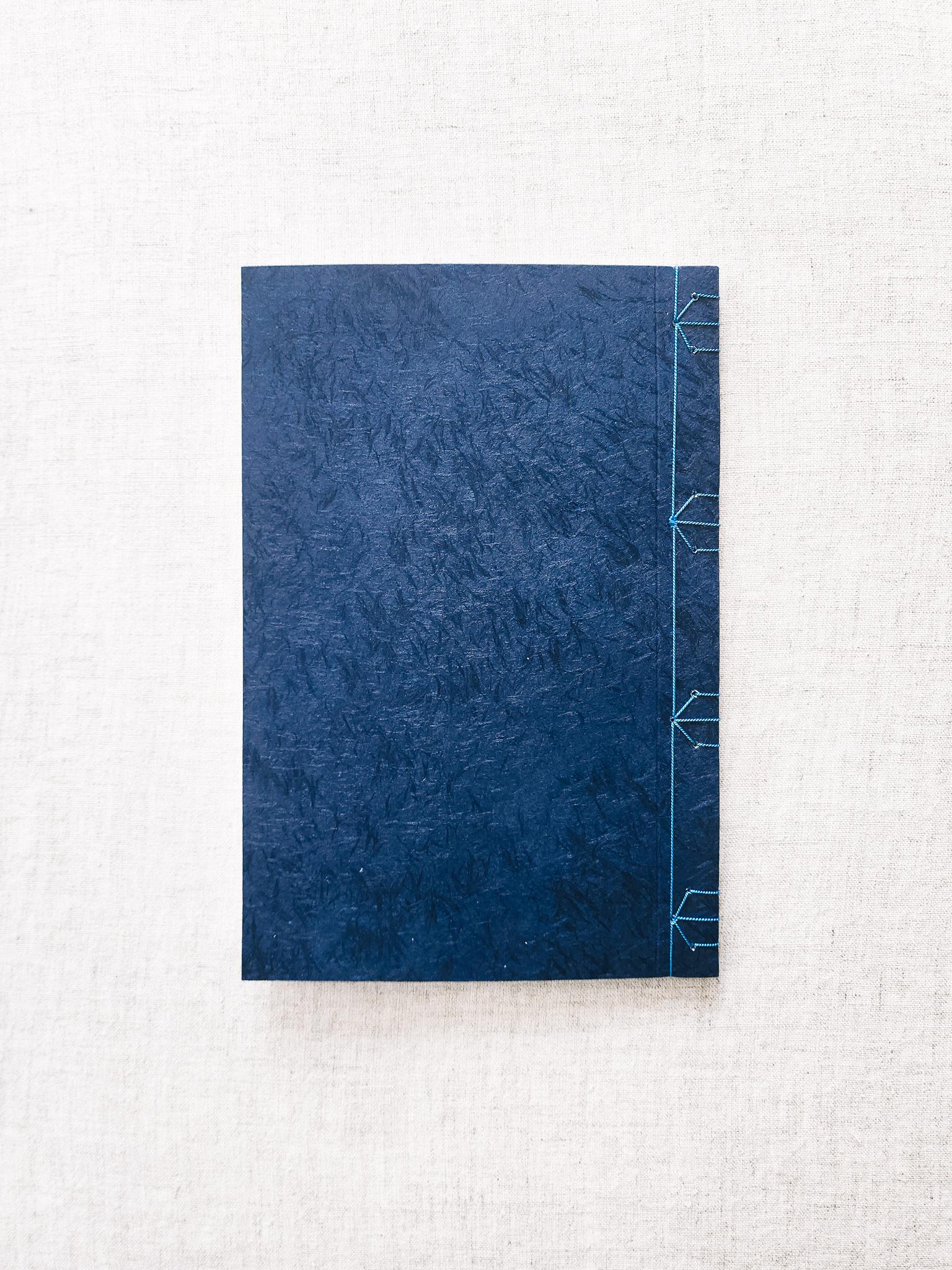 Handmade Japanese Inspired Bookbinding Journal Notebook. 6"x9", Unlined ...
