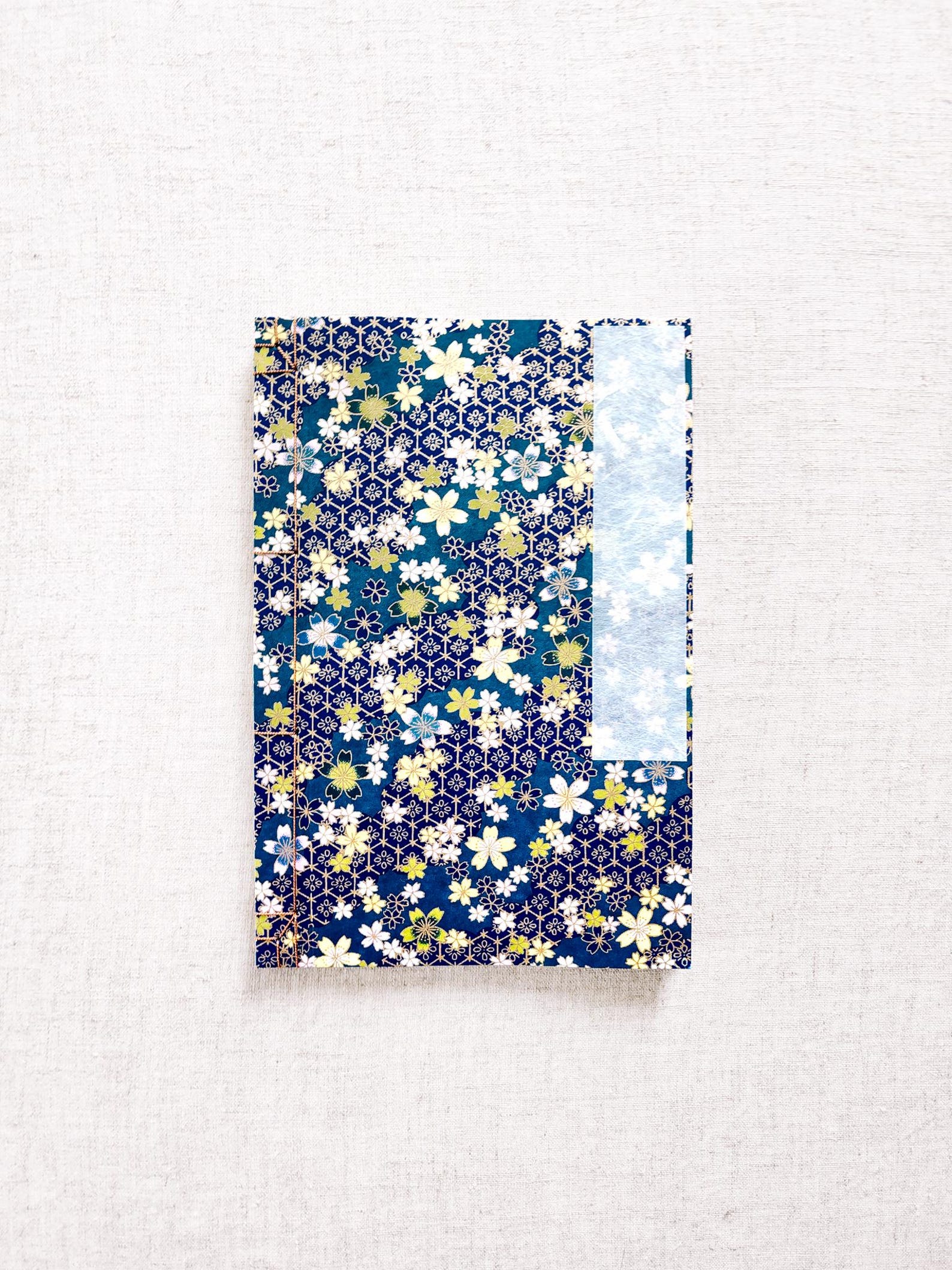 Handmade Japanese Inspired Bookbinding Journal Notebook. 6"x9", Unlined ...