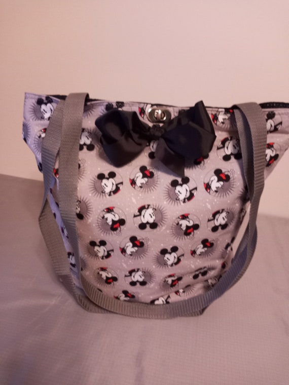 Hand Made Mickey and Minnie Mouse Sholder Bag | Etsy