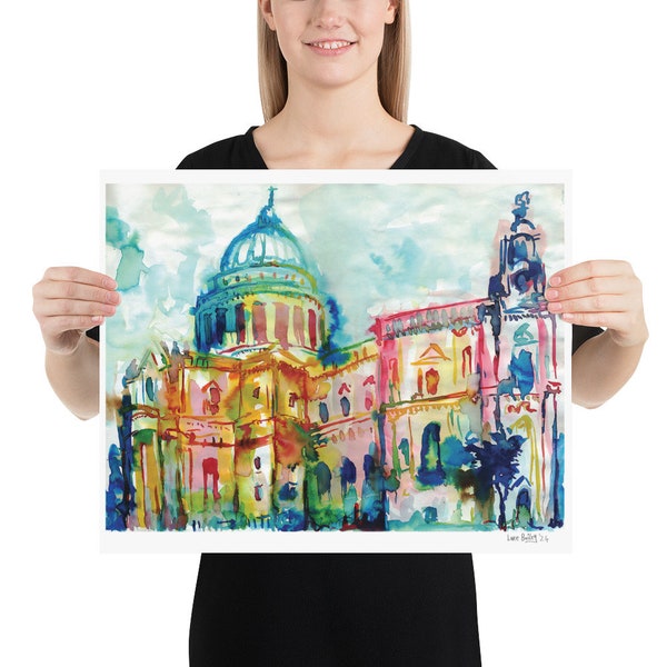 St Paul Cathedral Poster - Etsy