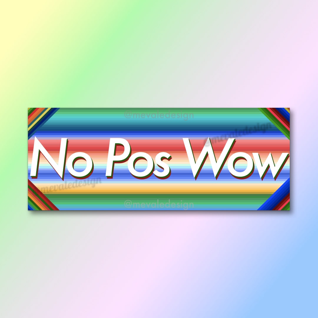 No Pos Wow Decal | | de conception Serape | d’art mexicain Mexique ...