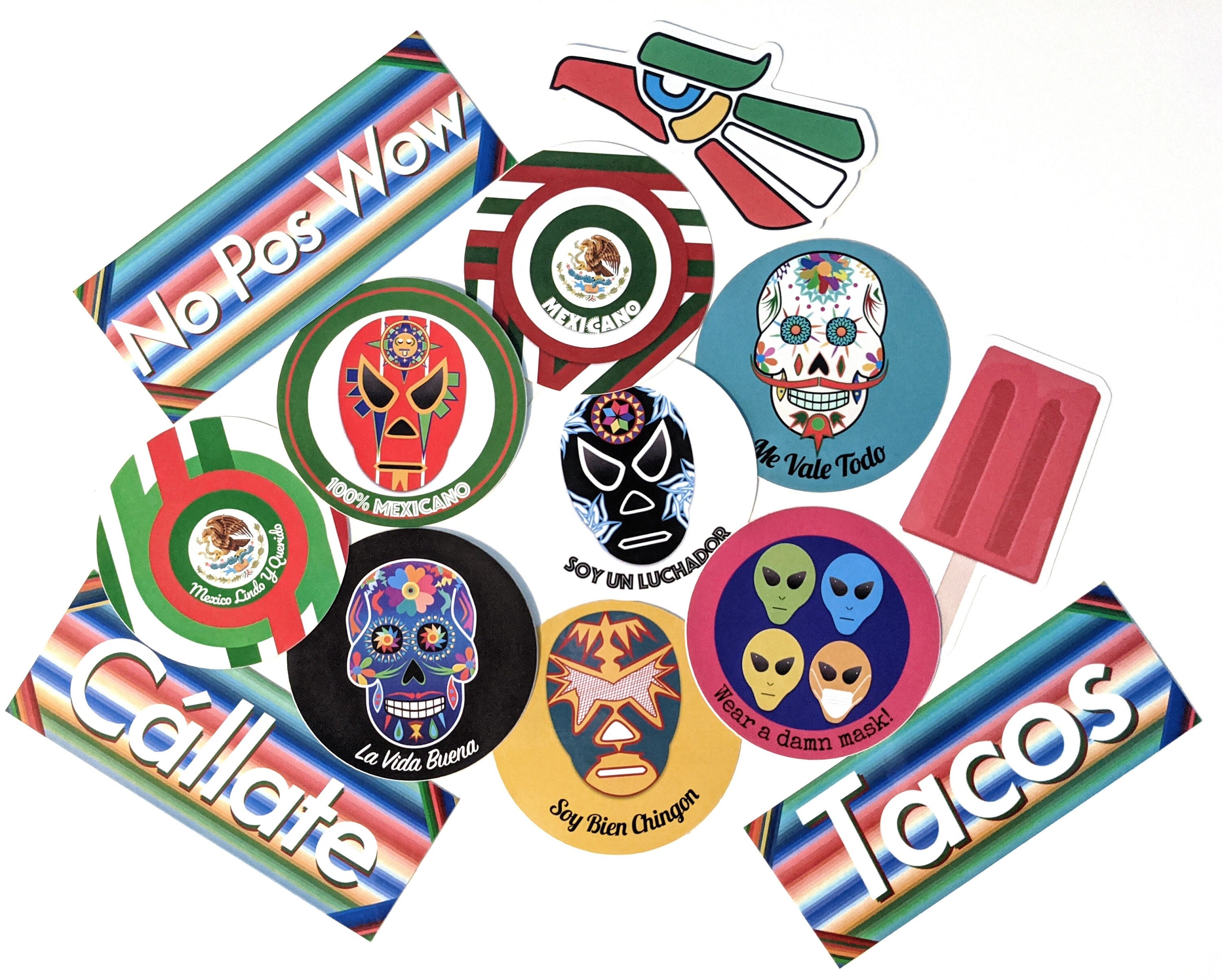 Mexican Decal Variety Pack / / Mexico Stickers Pack / Laptop | Etsy