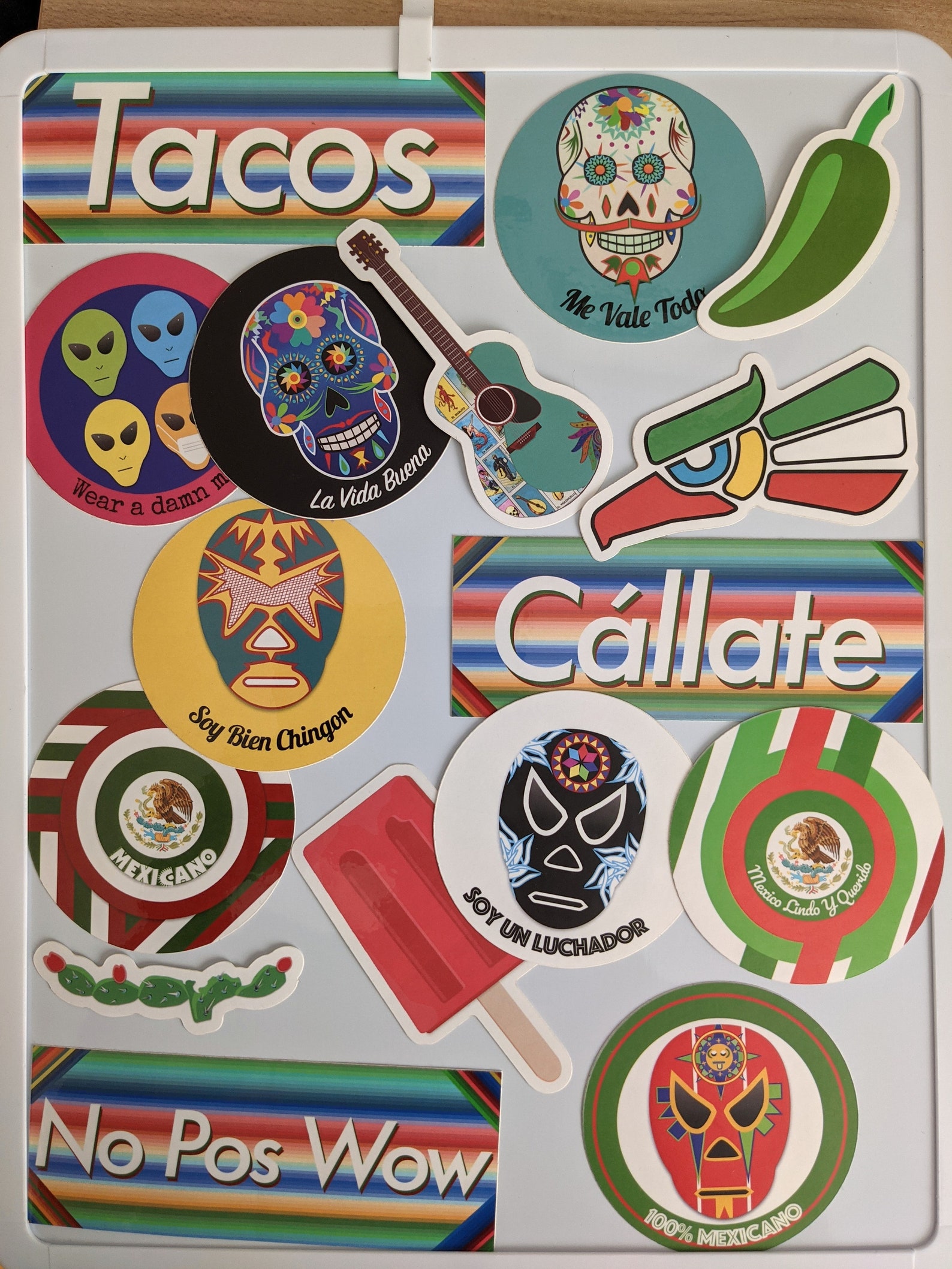 Mexican Decal Variety Pack / / Mexico Stickers Pack / Laptop - Etsy España