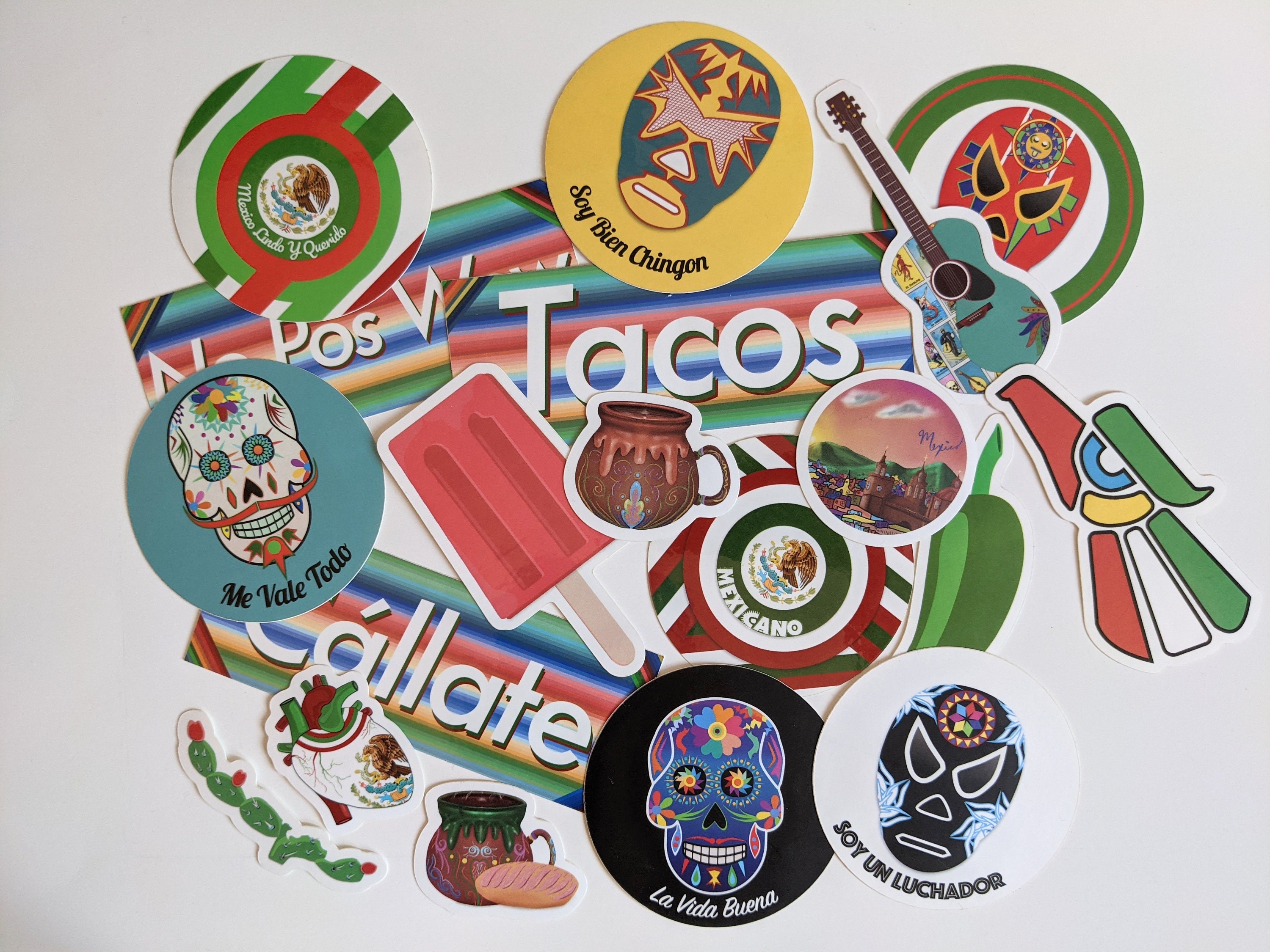 Mexican Decal Variety Pack / / Mexico Stickers Pack / Laptop - Etsy España