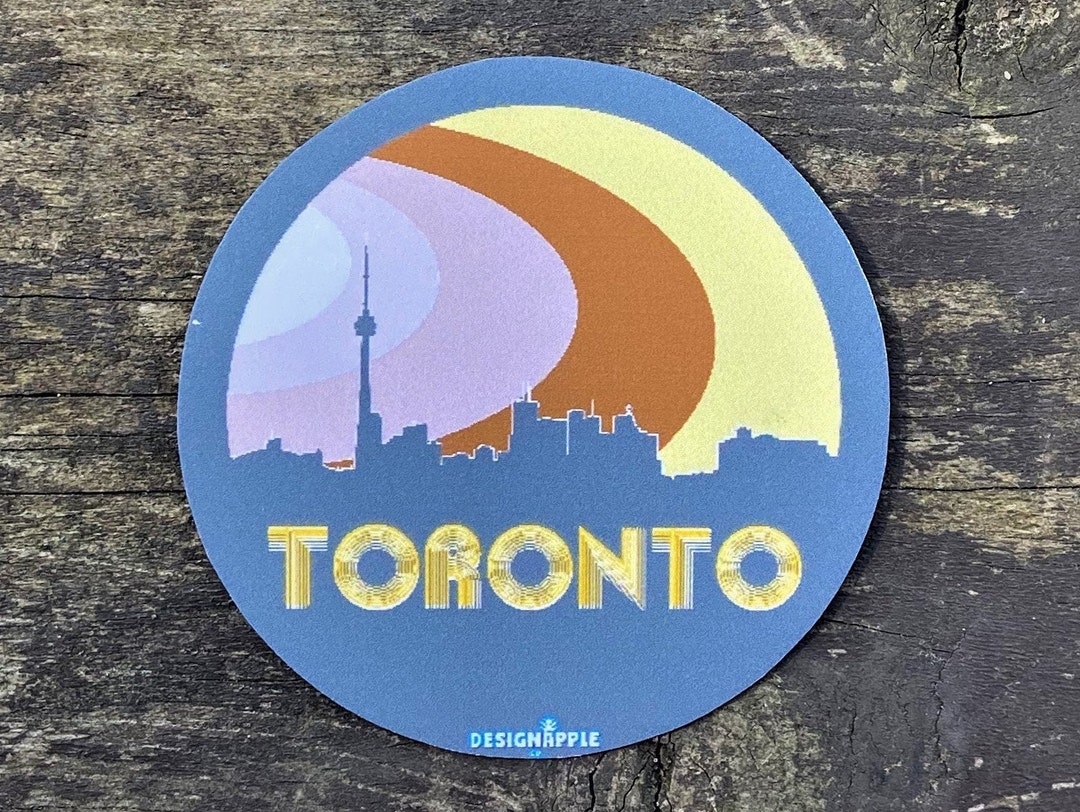 Toronto Sticker Laptop Stickers Water Bottle Stickers - Etsy UK
