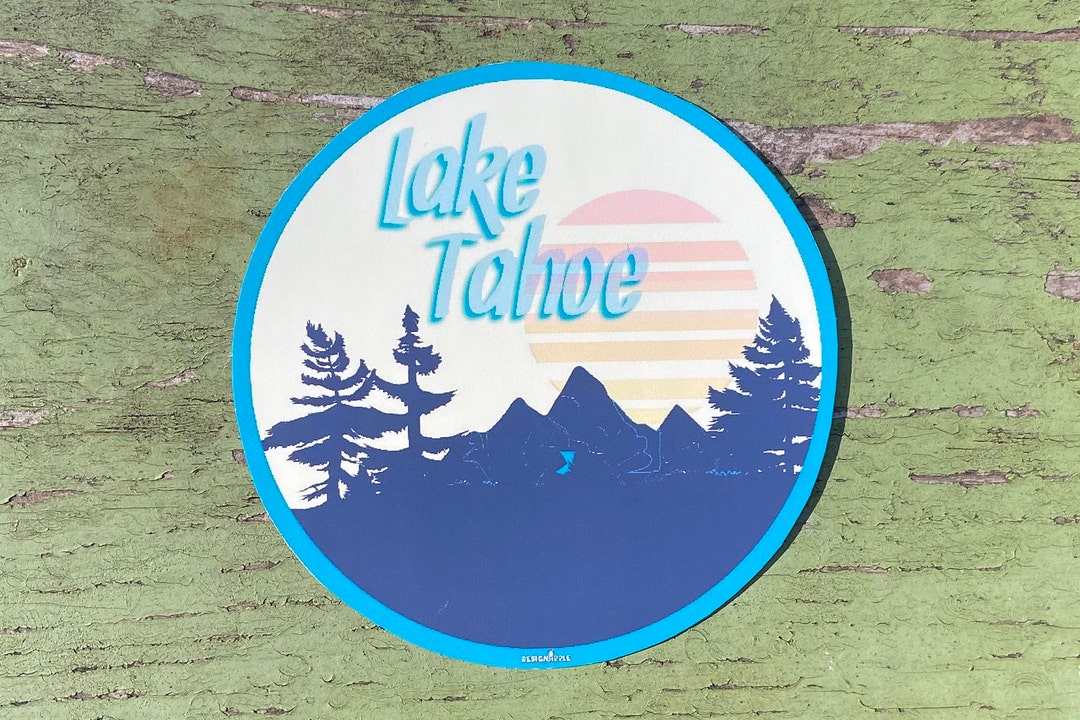 Lake Tahoe Sticker Laptop Stickers Water Bottle Stickers - Etsy