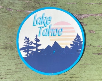 Lake Tahoe Outline Vinyl Decal Sticker - Etsy
