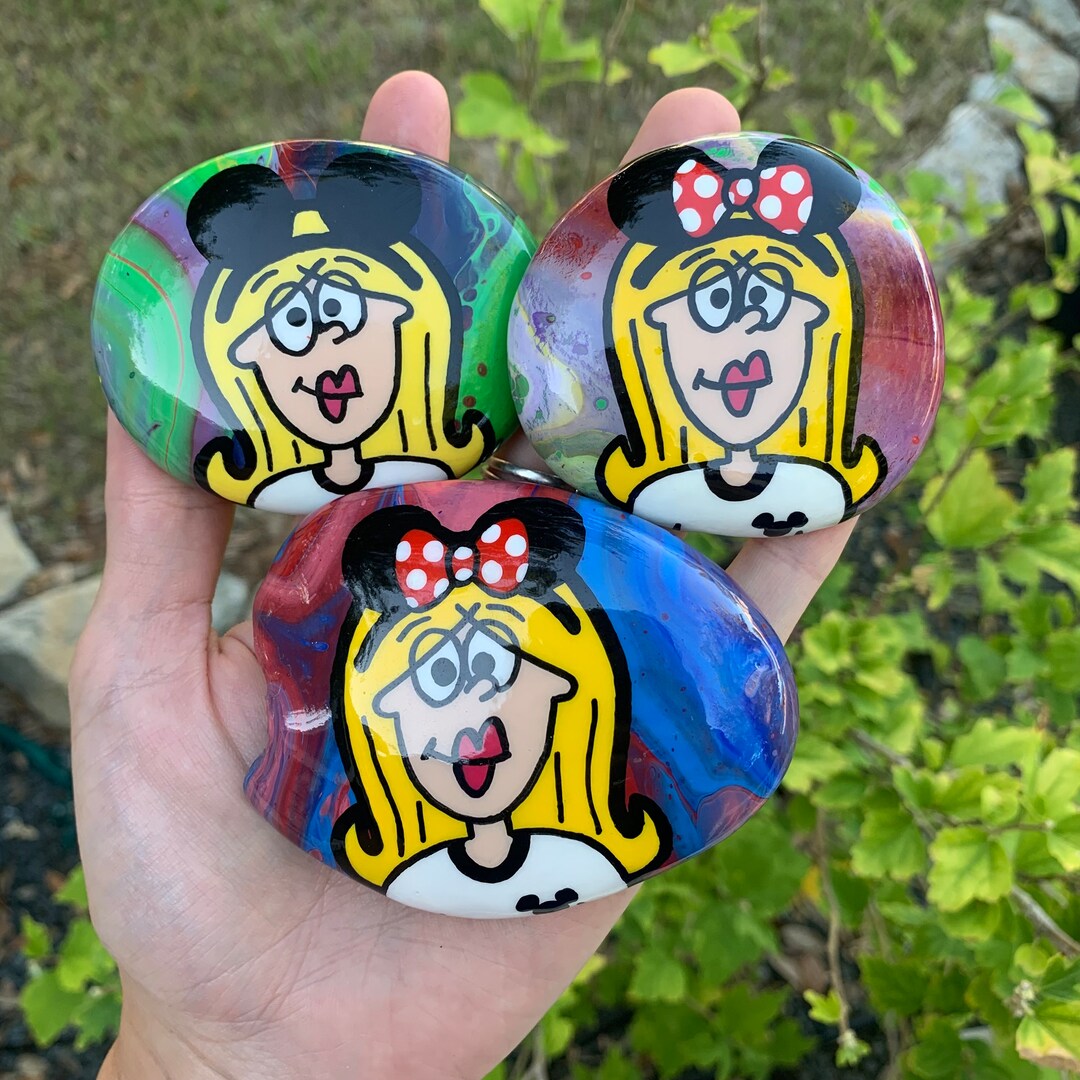 Lizzie Mcguire Goes to Disney Hand Painted Roxk - Etsy