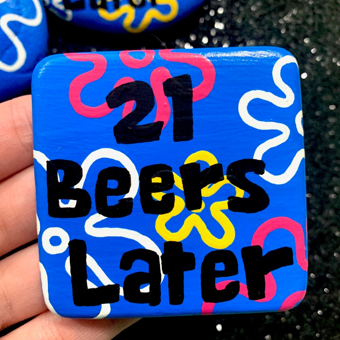 21 beers later Spongebob Squarepants inspired saying on | Etsy