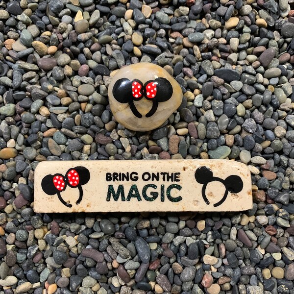 Mouse Rock Painted - Etsy