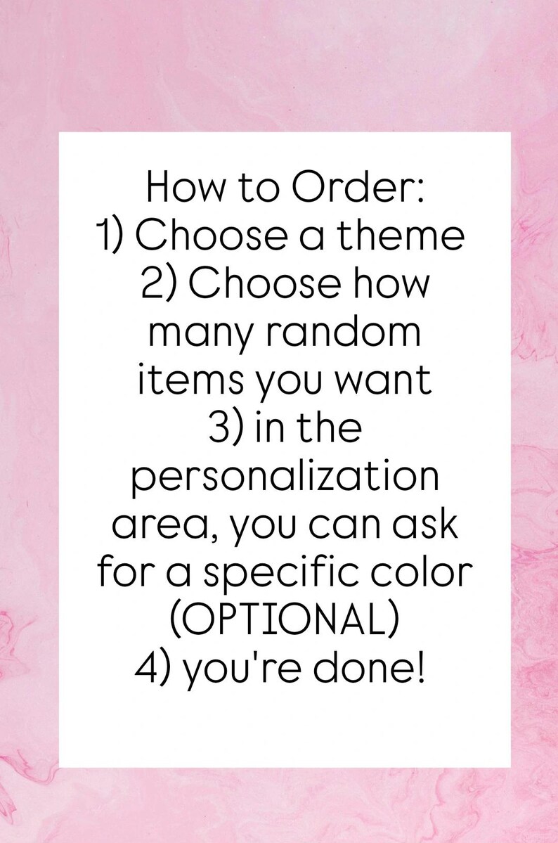 Mystery Box- Random Items, Cute and Fun Activity, Different Themes ...