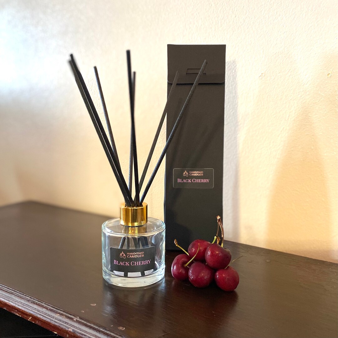 Black Cherry Reed Diffuser. Mothers Day Gift, Birthday Gift, Step Mum Gift, Luxury Home ...