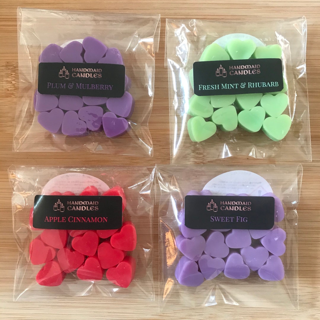 The Autumn Wax Melt Set. A Collection of Autumn Fruit Scented Hearts ...