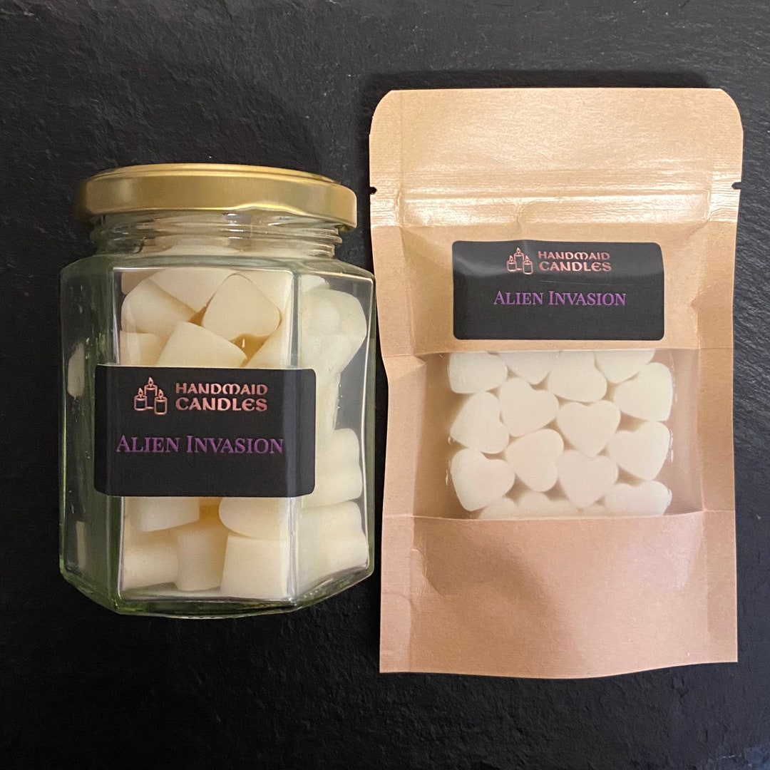Alien Invasion Wax Melts, Ladies Wax Melts, Jar of Hearts, Bag of Wax ...