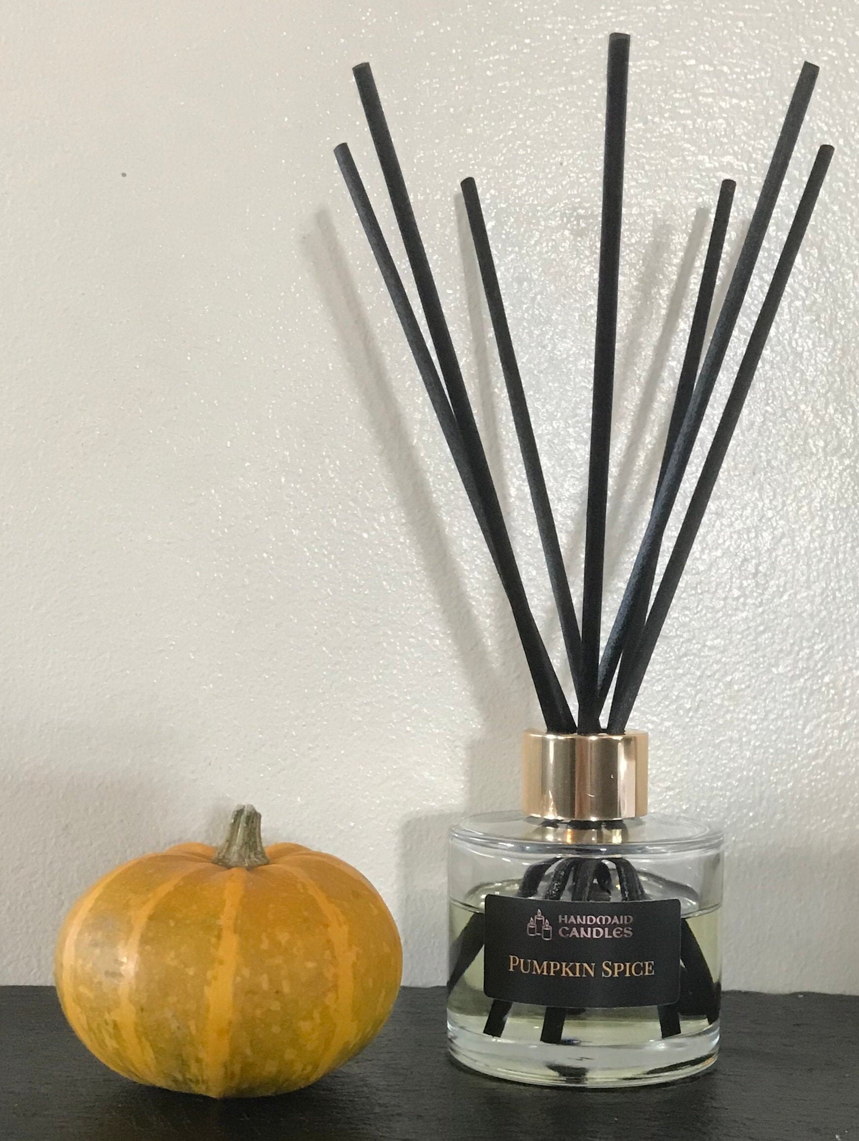 Pumpkin Spice Reed Diffuser. Halloween Scented Autumn Home - Etsy UK