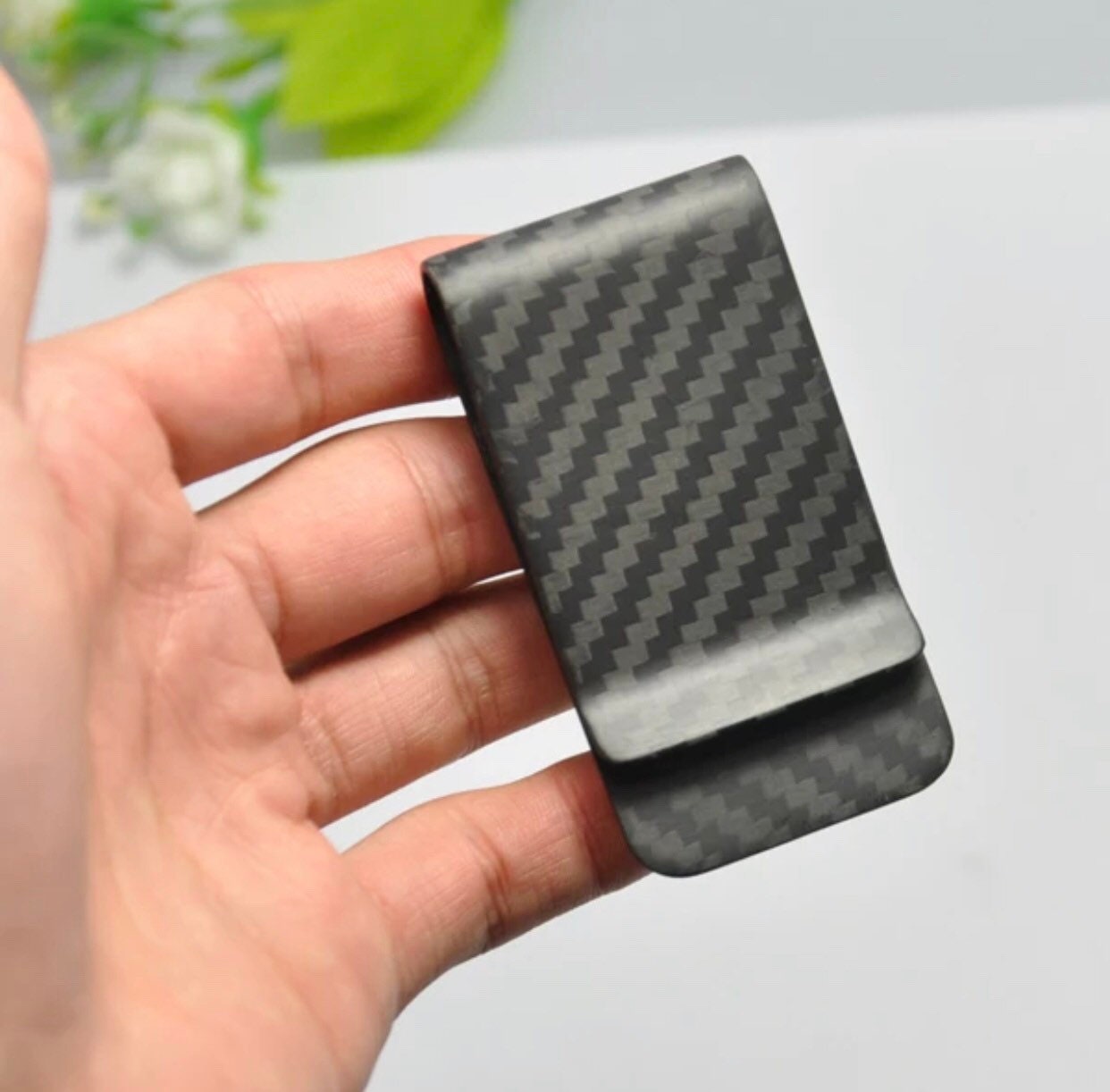 Carbon Fiber Money Clip Black Manufactured in USA - Etsy