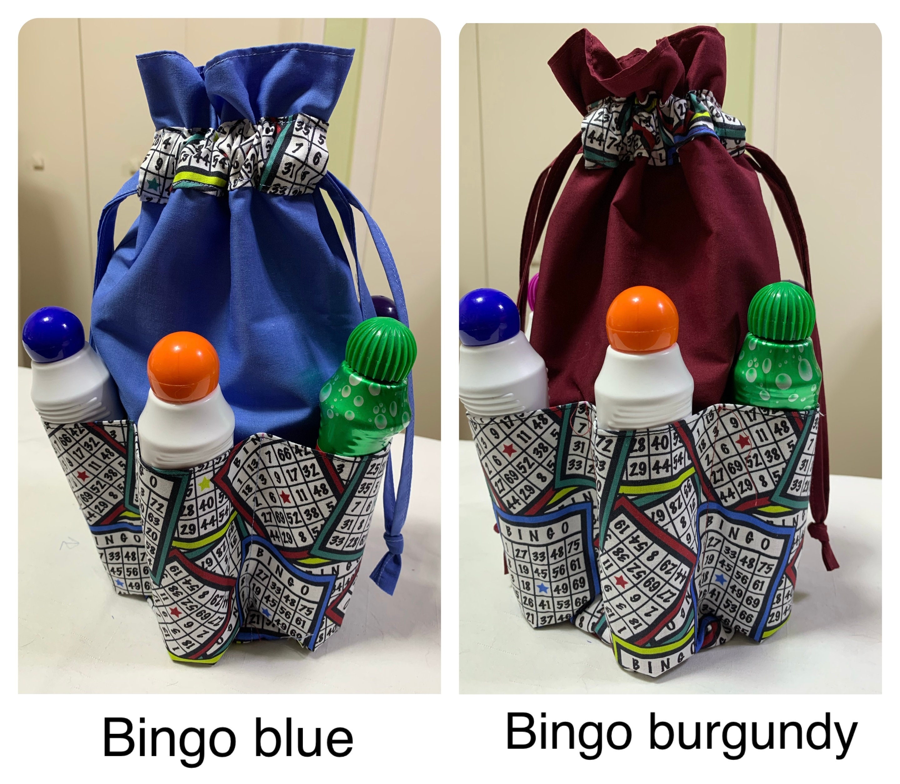 Bingo Bags / Sacs Pour 6 étampes De Bingo - Etsy