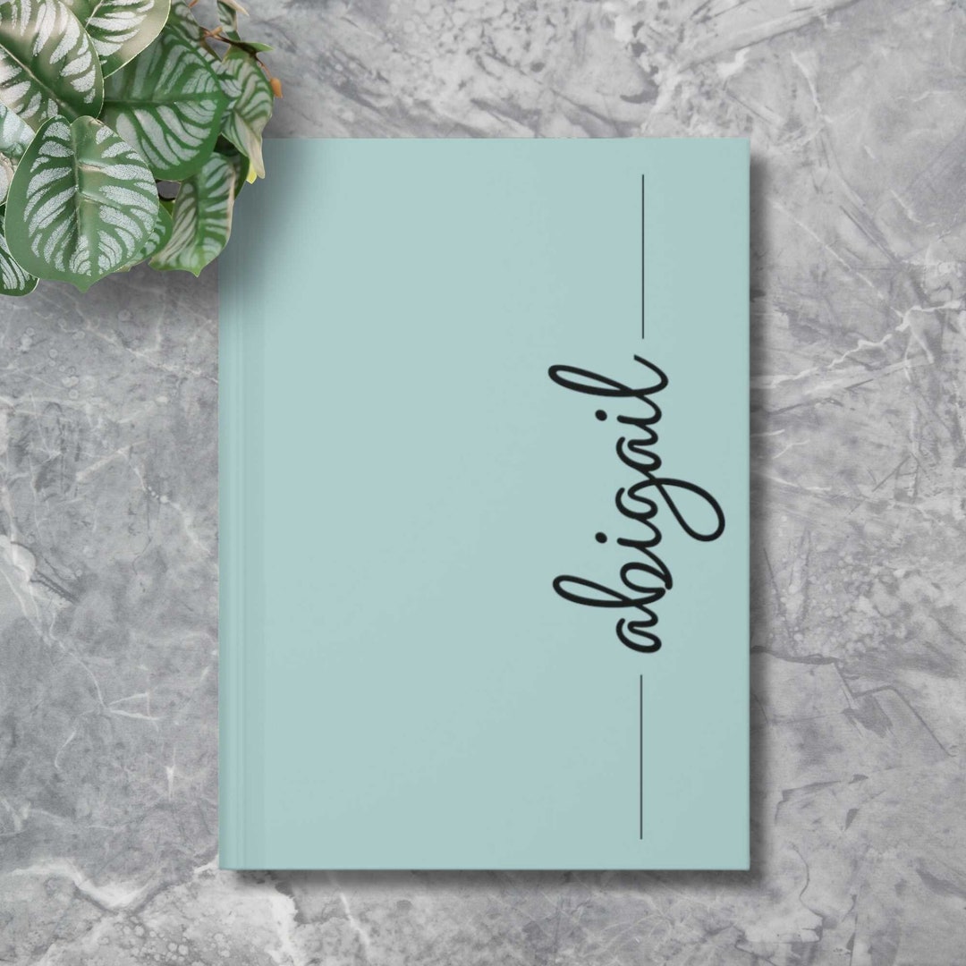 Personalized Hardcover Journal, Personalized Journal for Women, Custom ...