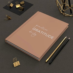 Hardcover Gratitude Journal | Simple Design | 10 Colors | 150 Pages - Etsy