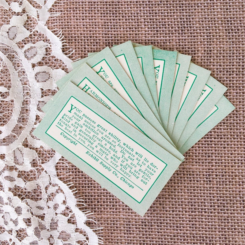 Fortunes Cards - Etsy