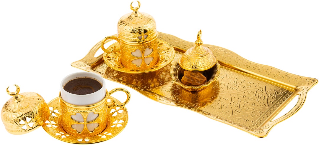 Turkish Coffee Cup, Ottoman Traditional Coffee Set, Greek Mug, Espresso ...