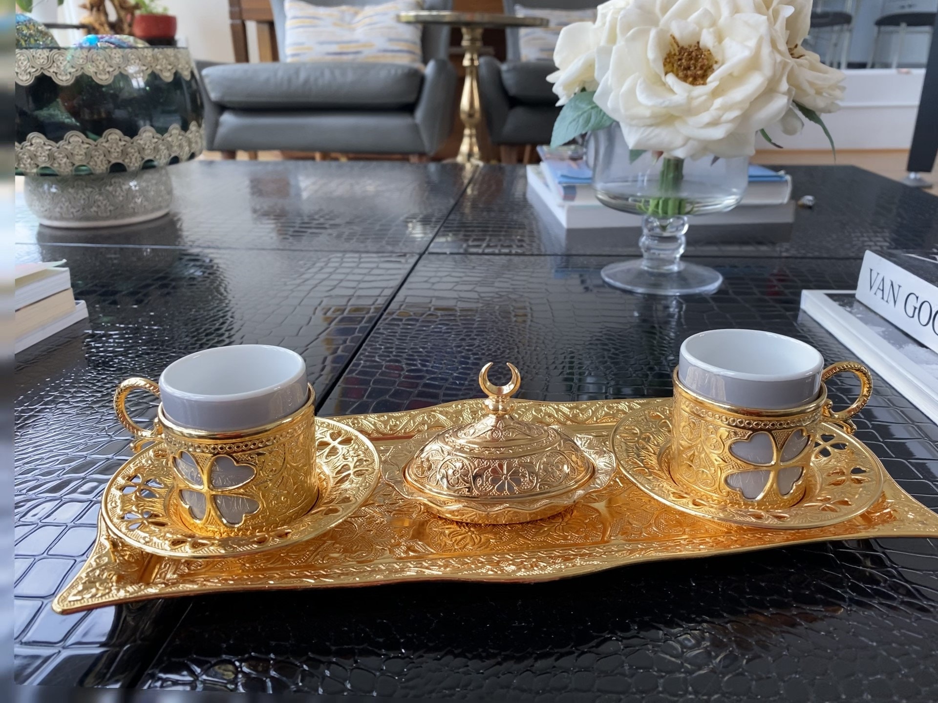 Turkish Coffee Cup, Ottoman Traditional Coffee Set, Espresso Cup, Set ...