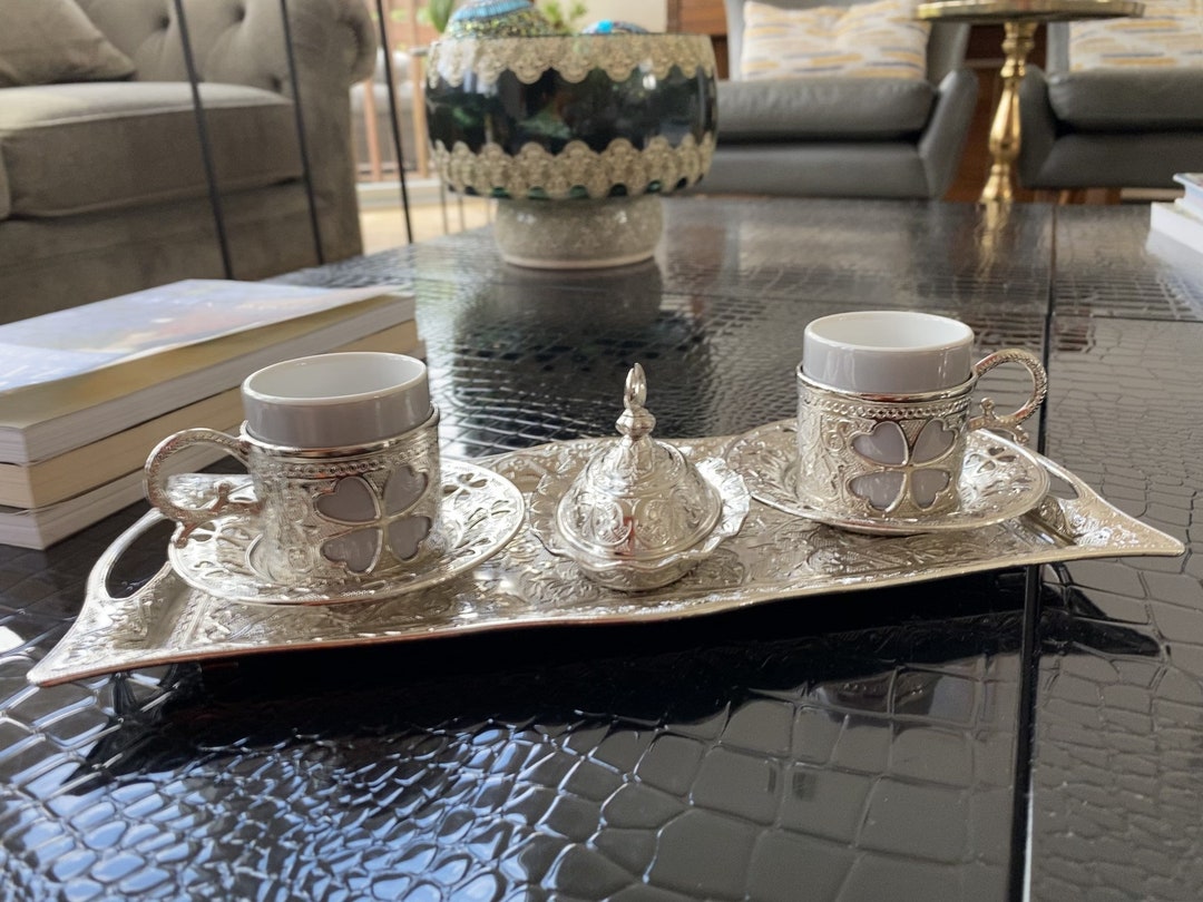 Turkish Coffee Cup, Ottoman Traditional Coffee Set, Espresso Cup, Set ...