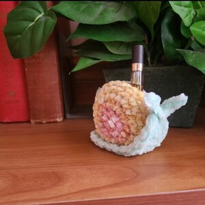 Lookah Snail Holder, Handmade Rainbow Velvet Lookah Snail Cover ...